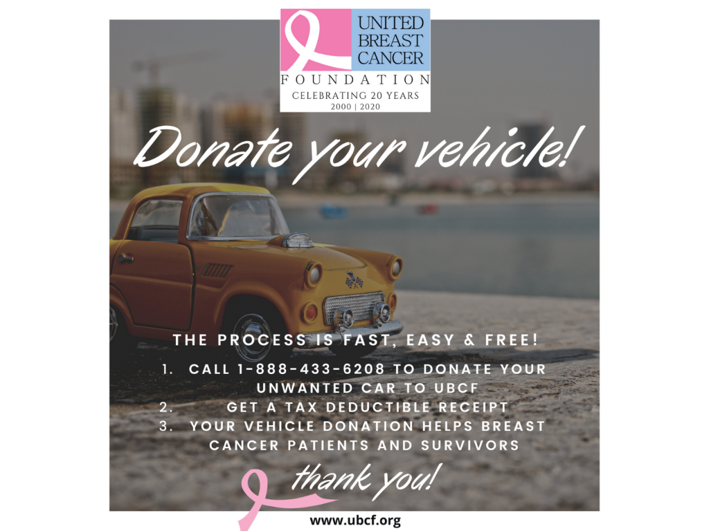 United Breast Cancer Foundation Hosting Car Donation Drive - United ...