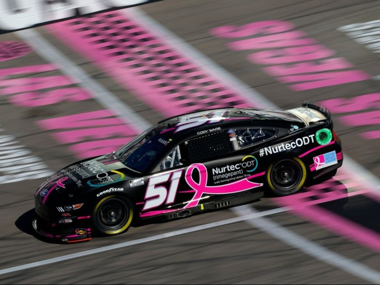 United Breast Cancer Foundation, Rick Ware Racing and Biohaven ...