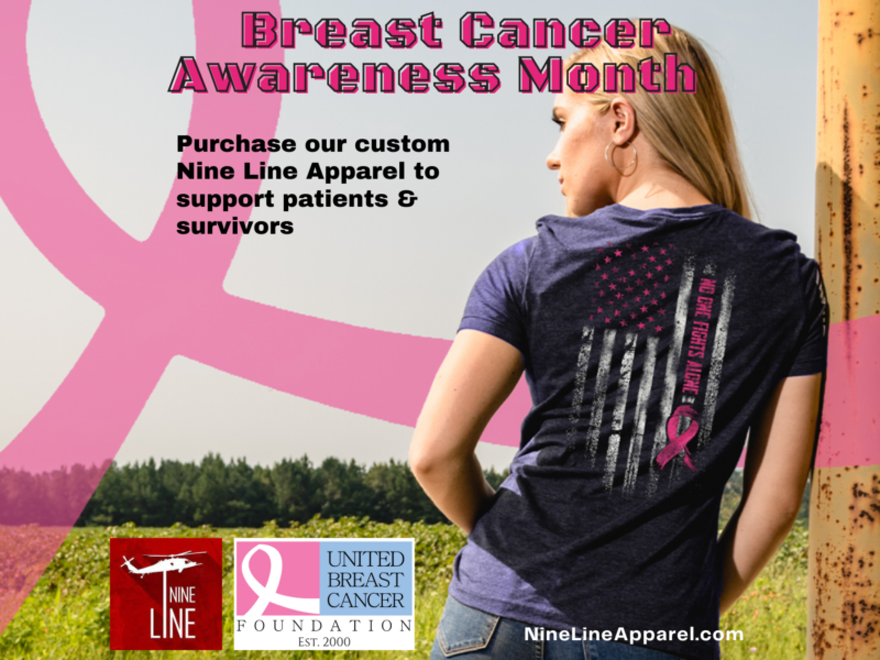 United Breast Cancer Foundation collaborates with Nine Line Apparel for ...