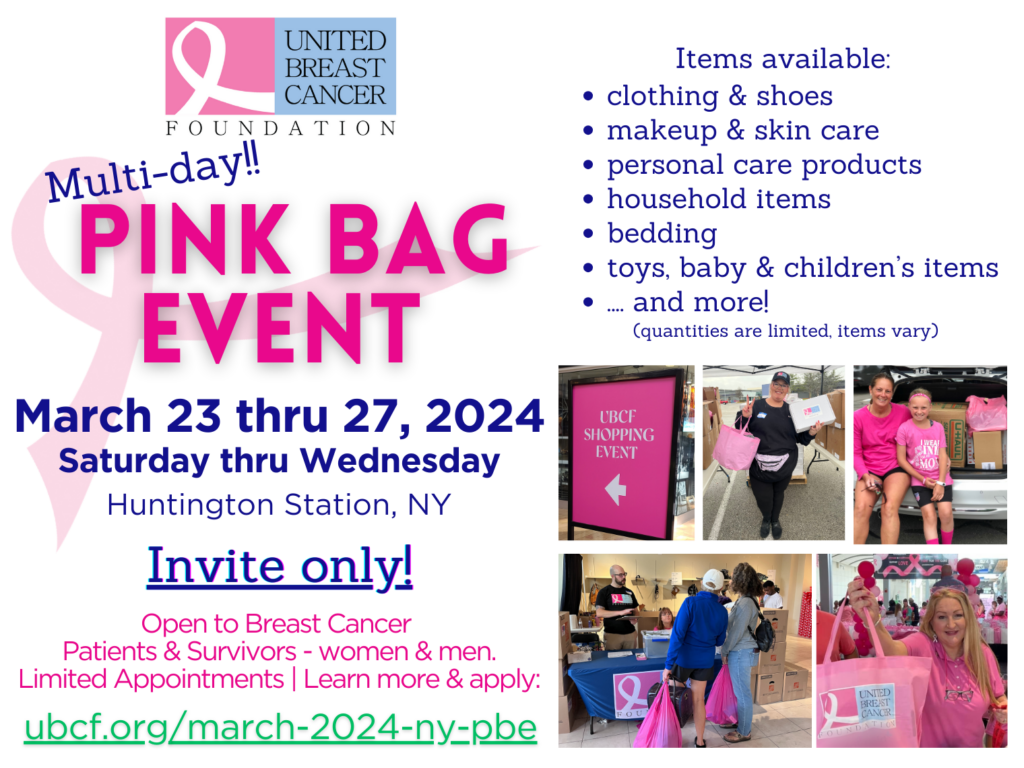 Spring Pink Bag Event in Huntington Station, NY - United Breast Cancer ...