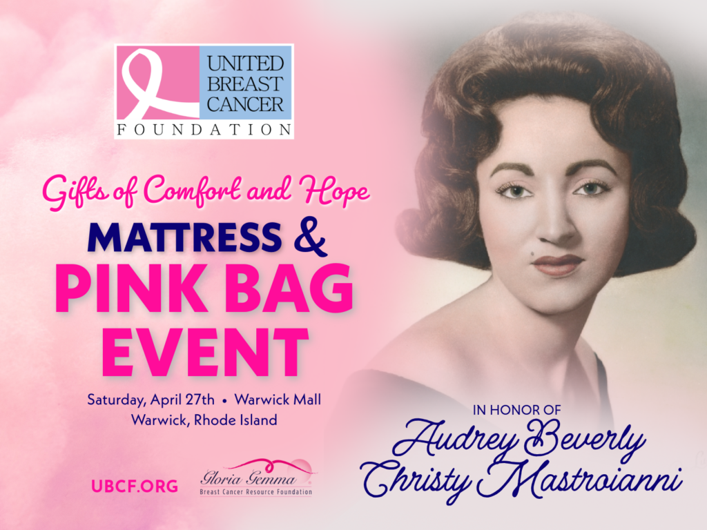 Honoring Audrey Beverly Christy Mastroianni at United Breast Cancer ...