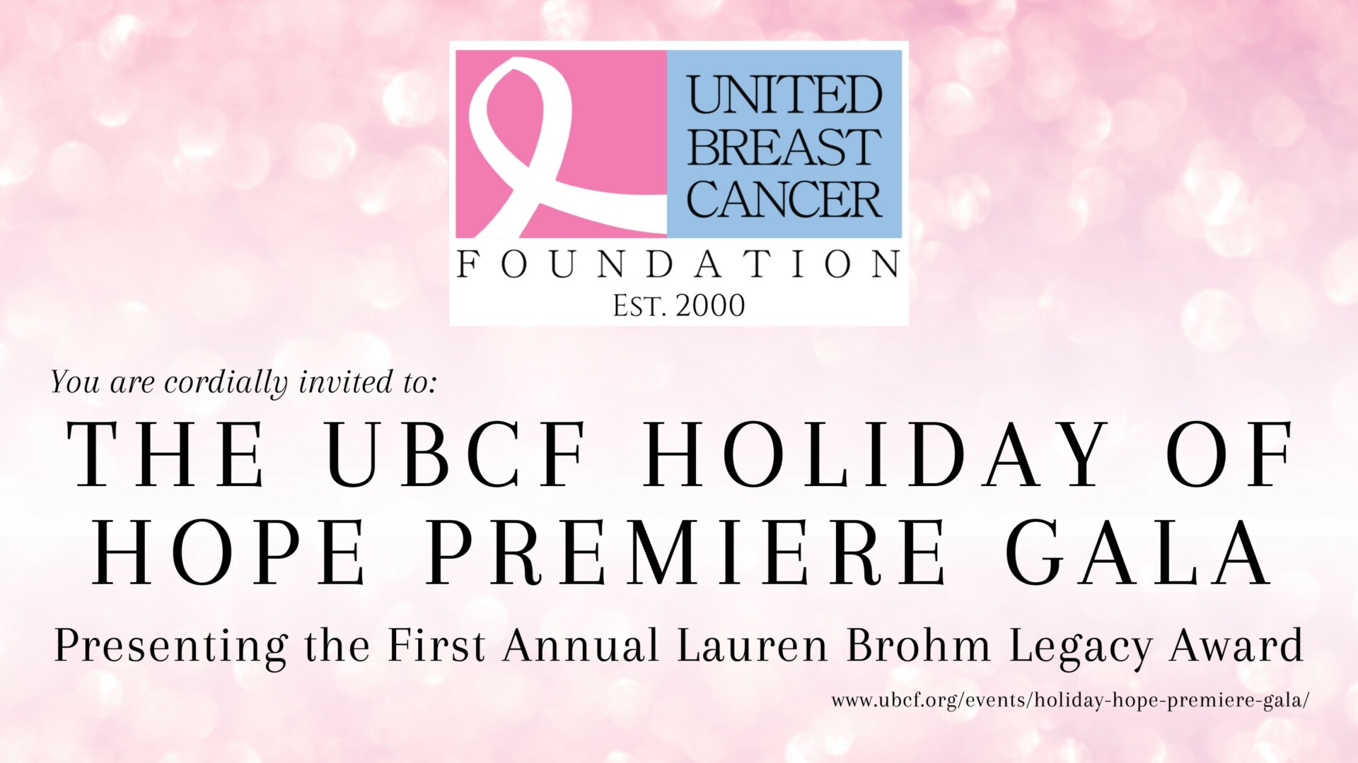 United Breast Cancer Foundation Hosts 2024 Holiday of Hope Premiere ...